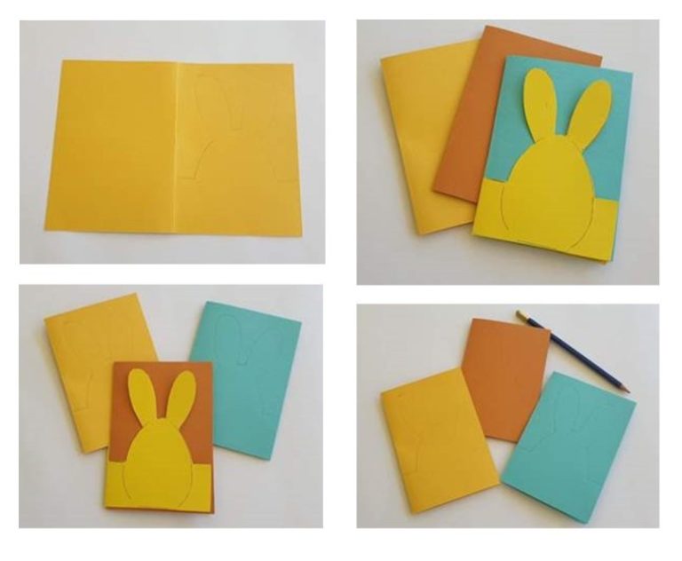 HOW TO MAKE CUTE EASTER BUNNY CARDS | Creative Art and Craft for Children