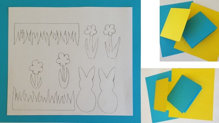 Easter Bunny Flower Cards to Make | Creative Art and Craft for Children