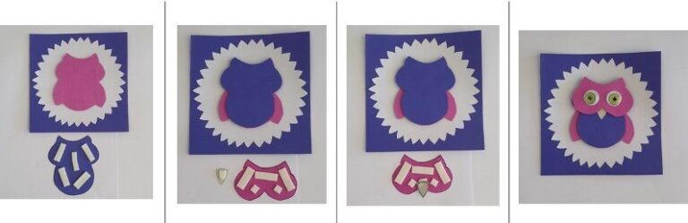 Create and Craft a Colorful 3D Owl Card | Creative Art and Craft for ...