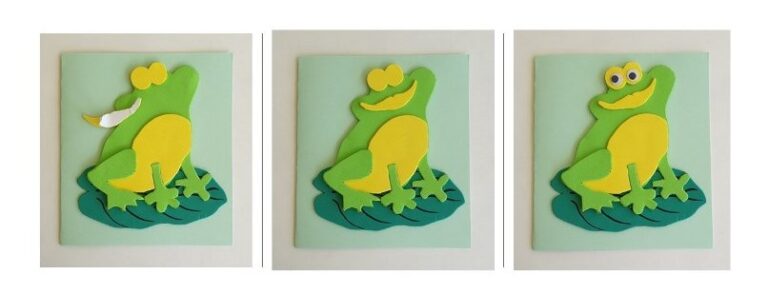 3-DIMENSIONAL FROG CARD | Creative Art and Craft for Children