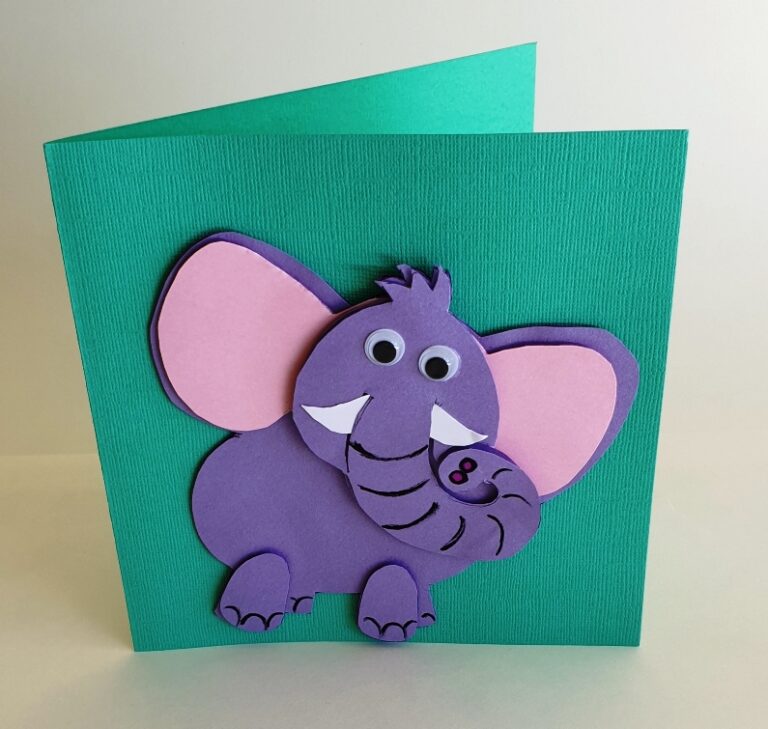 Elephant Gift Card | Creative Art and Craft for Children