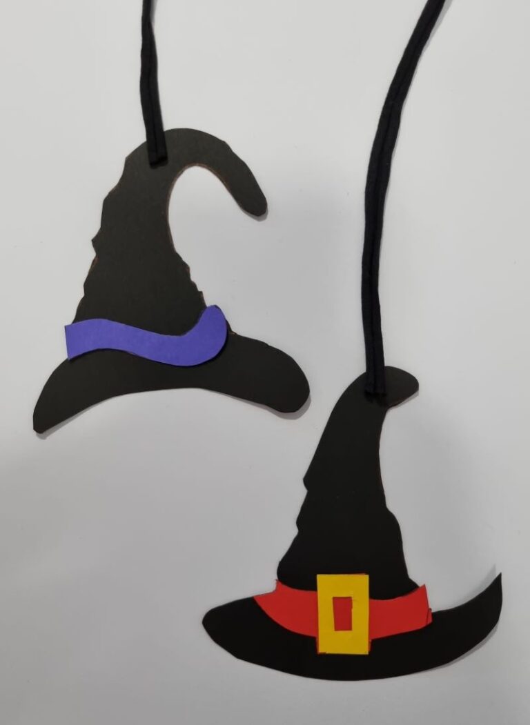 HOW TO MAKE WITCH HATS FOR HALLOWEEN | Creative Art and Craft for Children