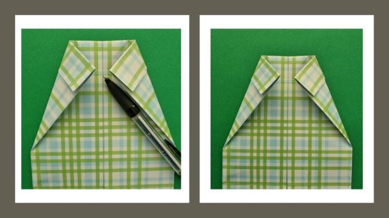 DIY Origami – Kids Fathers Day Shirt and Tie Card | Creative Art and ...
