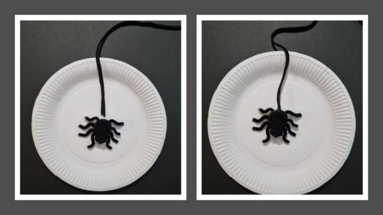 HALLOWEEN SPIDER WEB – PAPER PLATE CRAFT